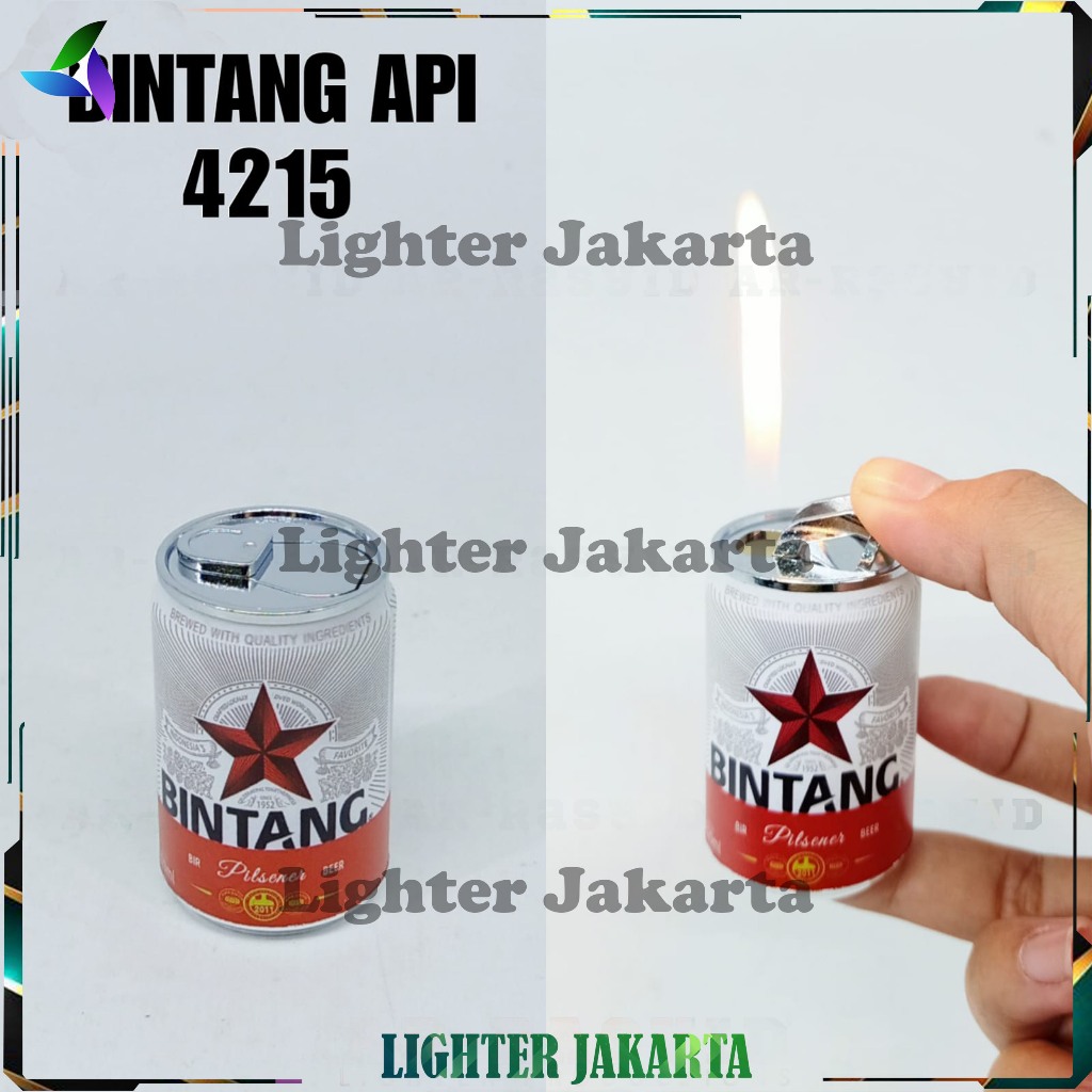 Jual Korek Api Gas Kaleng Mini Bintang 4215 | Shopee Indonesia