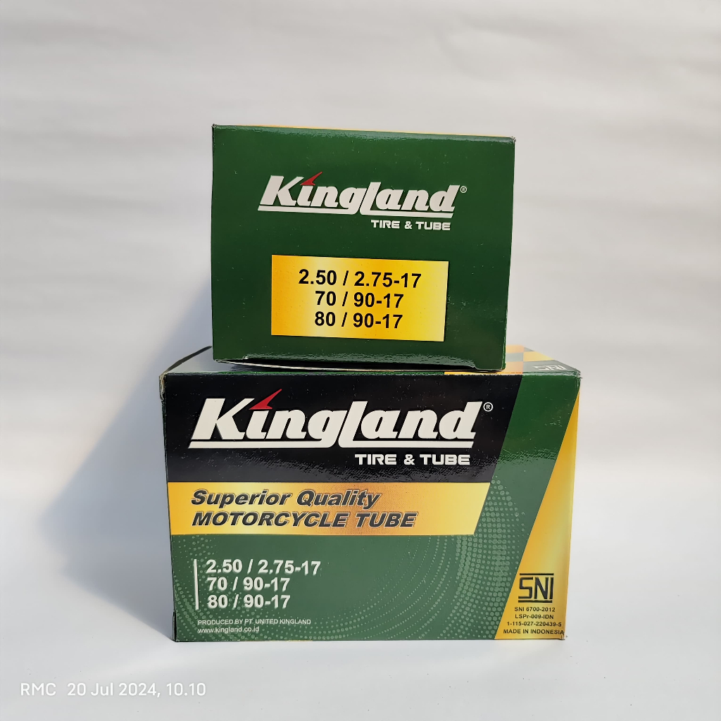 Jual 1 DUS BAN DALAM MOTOR KINGLAND RING 17 KINGLAND 250/275-17 ISI 30 PCS | Shopee Indonesia
