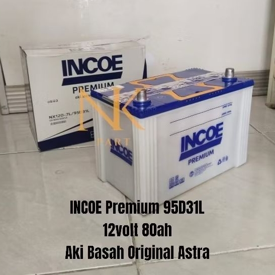 Jual Aki Mobil Mitsubishi Pajero Sport Bensin Diesel Incoe 95D31L 80Ah Basah | Shopee Indonesia