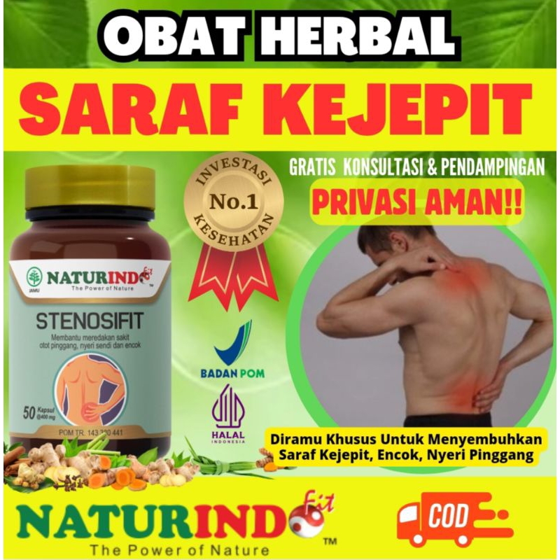 Jual Obat Saraf Kejepit Sakit Pinggang Obat Encok Pereda Nyeri Ampuh ...