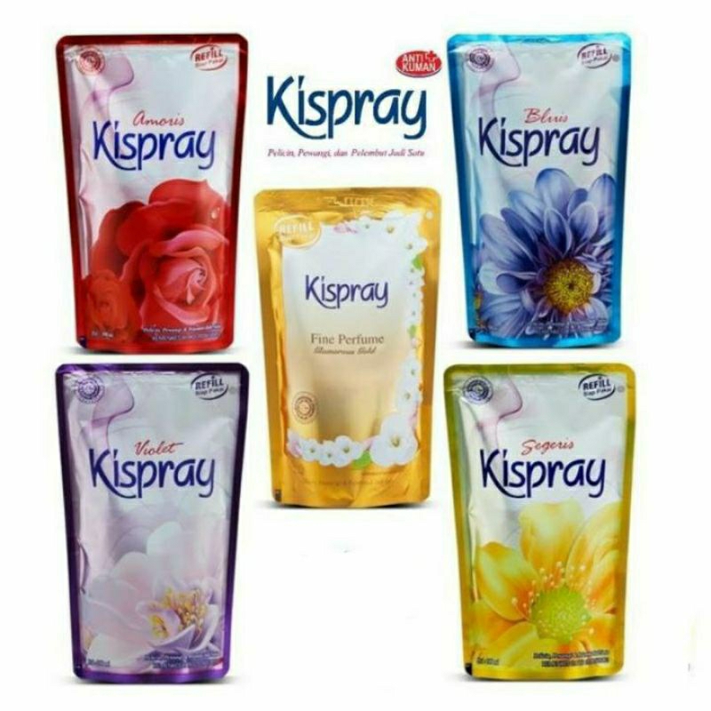 Jual KISPRAY 300mlAmoris (merah) Bluis (biru ) Segeris (kuning)Violet ...