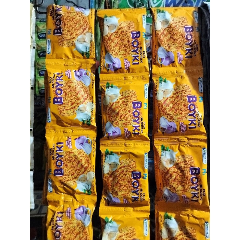 Jual Mi Boyki Rasa Mi Goreng ( 1 Renceng isi 10 Pcs ) | Shopee Indonesia
