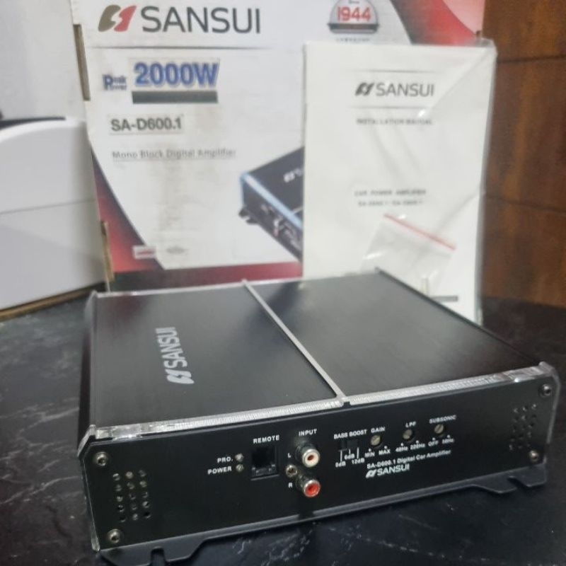 Jual Monoblock digital amplifier sansui | Shopee Indonesia