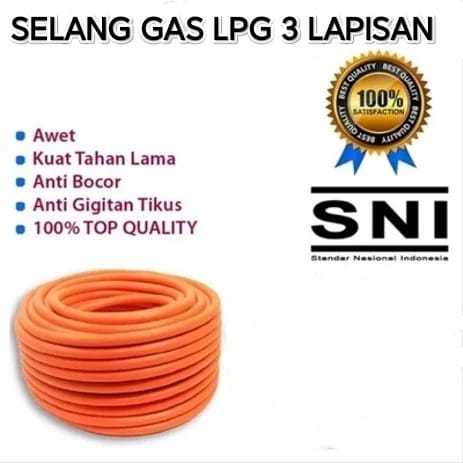 Jual Selang Gas LPG Meteran /Selang Elpiji/Selang Kompor Regulator Gas ...
