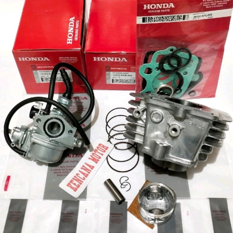 Jual Blok Seher + karburator Supra fit new Revo lama/ramping KFM/KTL ...