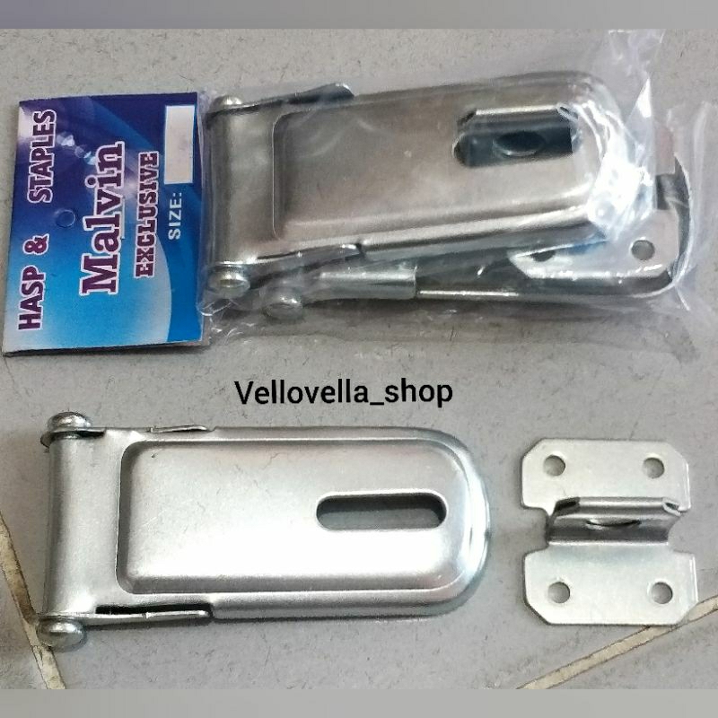 Jual 3 INCH Overvall tebal / kokot pintu tebal / cantelan kunci gembok ...