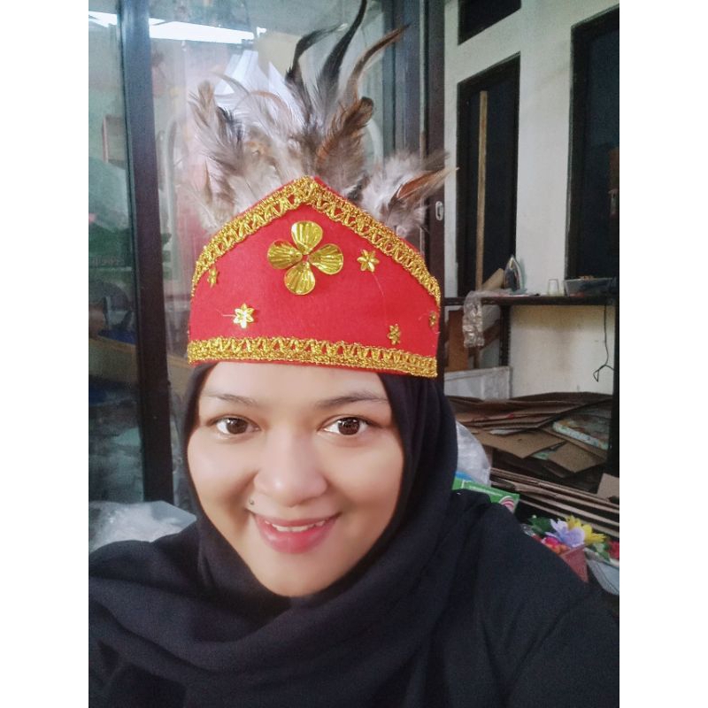 Jual bando merah putih bando karnaval/ mahkota karnaval / bandana 17 ...