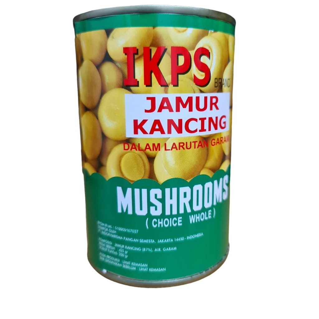Jual Jamur kancing Champignons Mushroom Kaleng IKPS Brand 425 gram ...