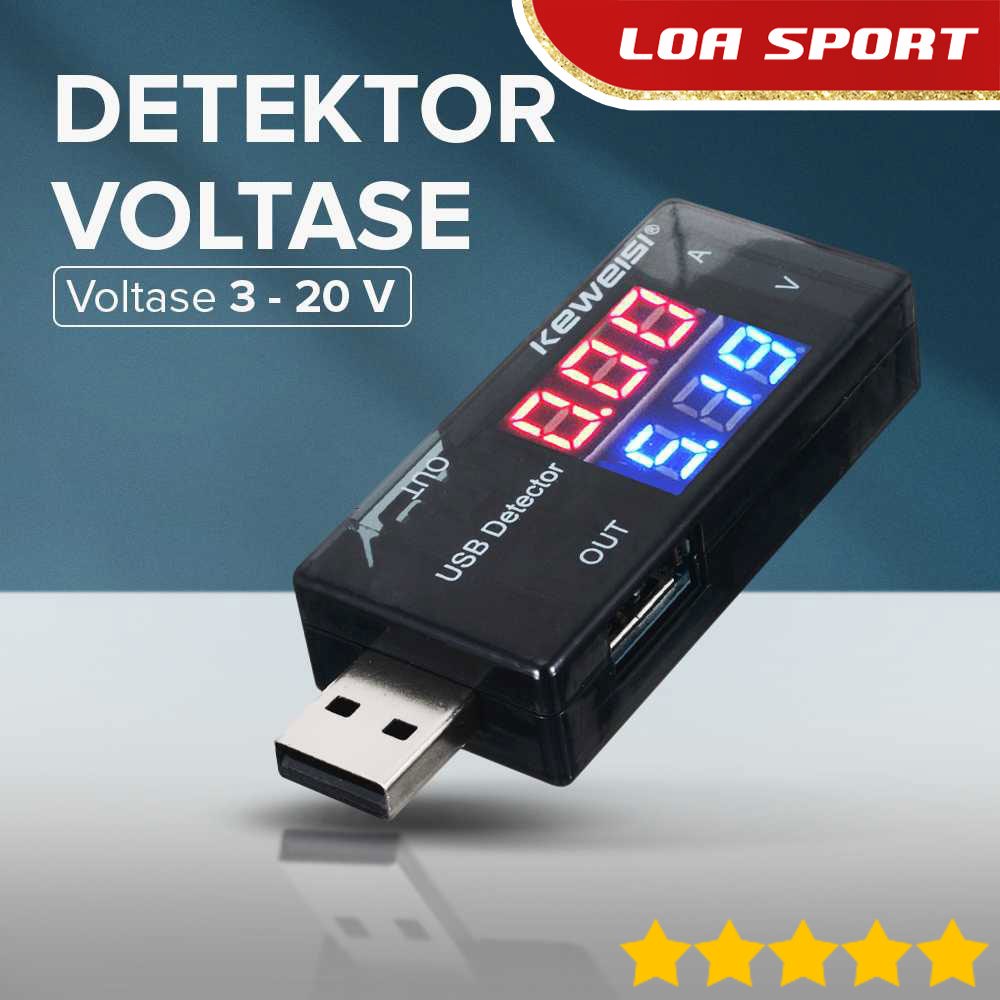 Jual Alat Tester USB Detektor Voltase Ampere 3-20V 0-3A LED Digital ...