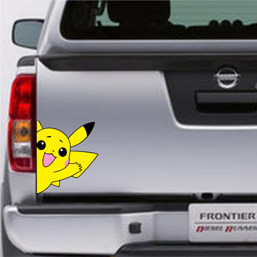 Jual CUTTING STICKER MOBIL POKEMON PIKACHU STIKER BAGASI MOBIL LUCU ...