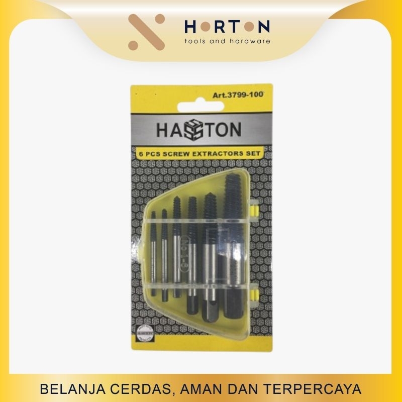 Jual HASSTON Pembuka Baut Tab Balik Set 6 Pcs / Screw Extractor Set 6 ...