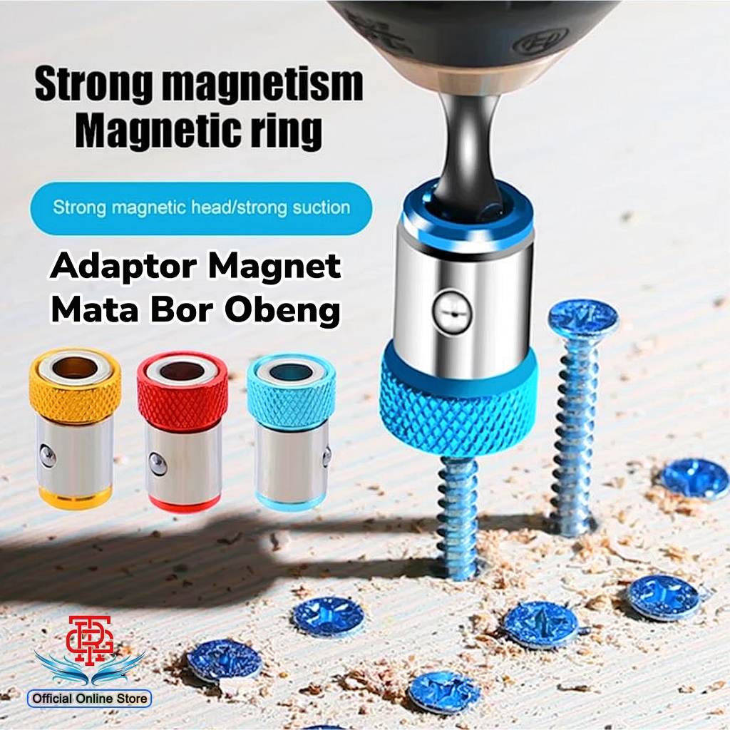 Jual Adapter Adaptor Kepala Magnet Obeng Sekrup Baut Anti Slip Magnetic ...