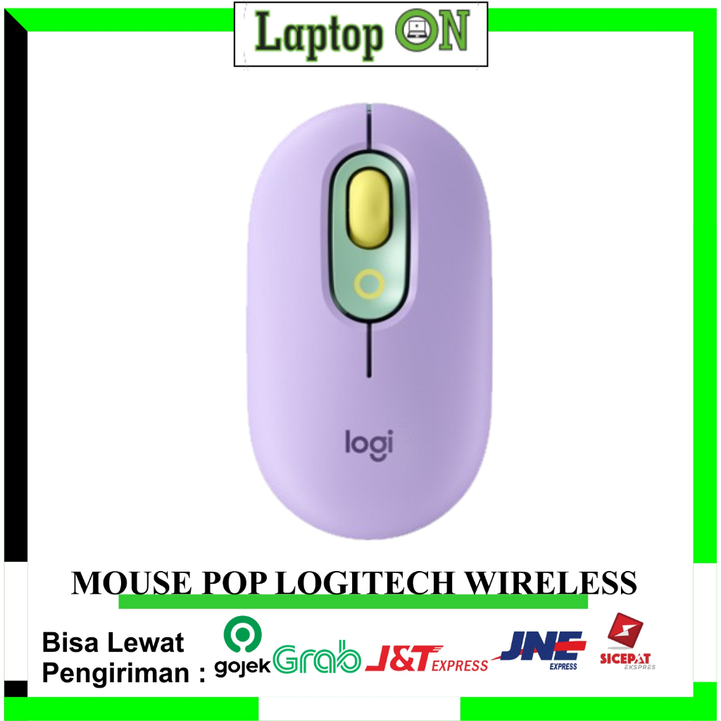 Jual Mouse Logitech POP Wireless Mouse with Emoji Button Function Daydream mint / Mouse Logitech ...