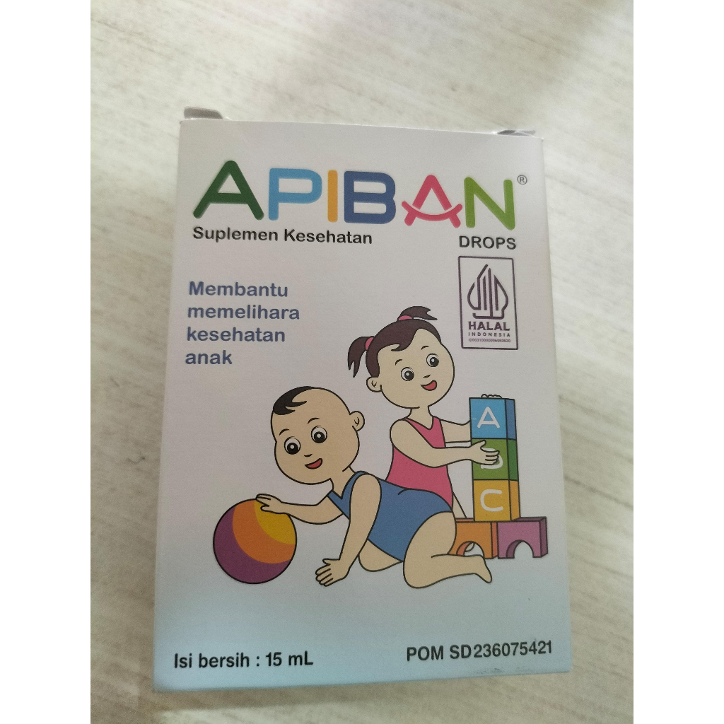 Jual Apiban drops- Suplemen kesehatan bayi / menjaga daya tahan tubuh ...