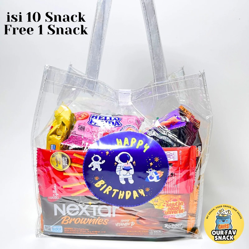 Jual ( Bebas Custom ) Goodie Bag Mika Transparant Tas Mika Kado ...