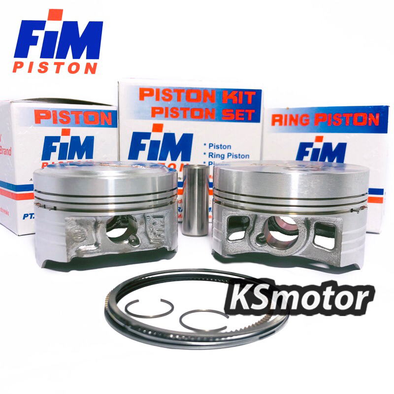 Jual Piston Seher Set CUSTOM MENTAH FIM PIN 15 63.5 64 64.5 65 65.5 66 ...