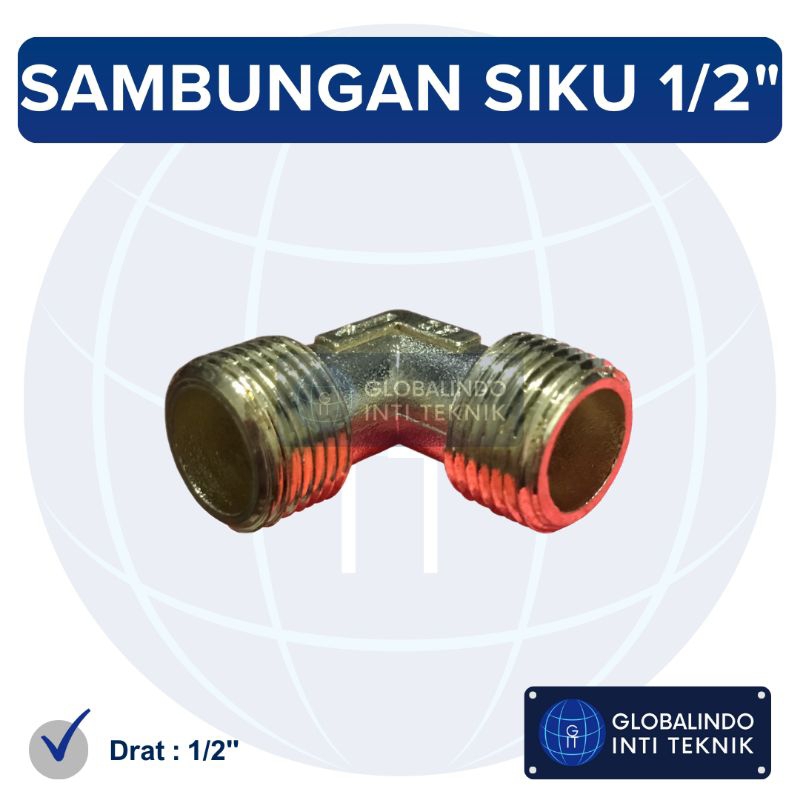 Jual Sambungan Elbow L Nepple Nipple Siku Knee Keni Kuningan Kompresor ...
