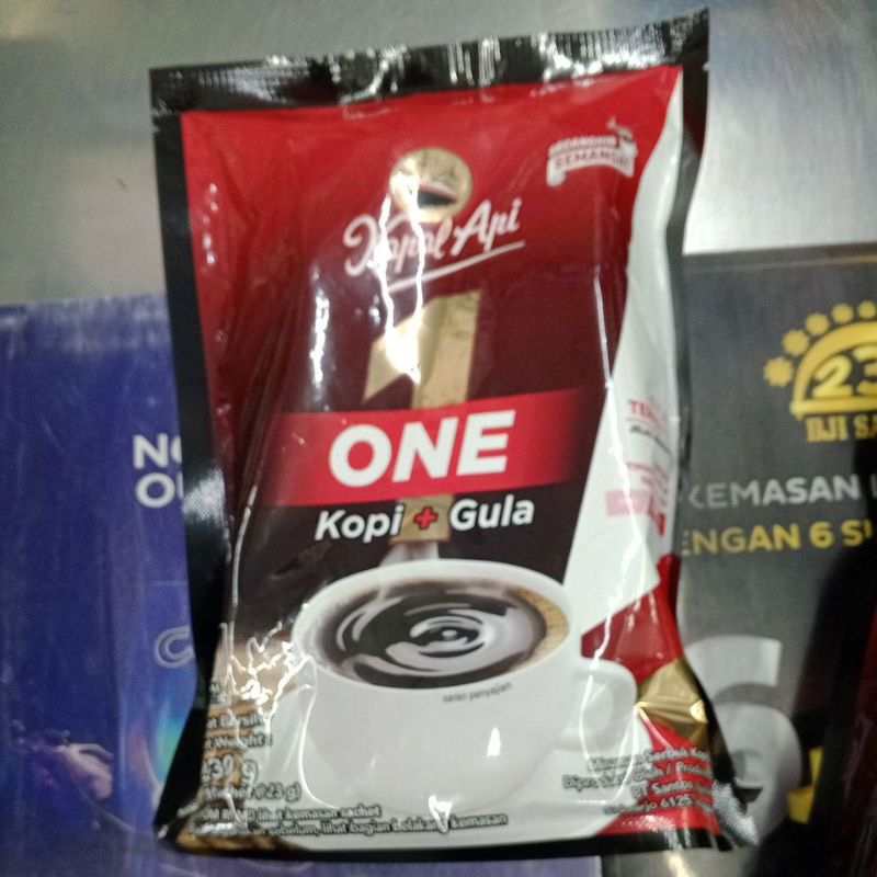Jual Kapal Api Kopi one + gula terpisah isi 10 Sachet | Shopee Indonesia