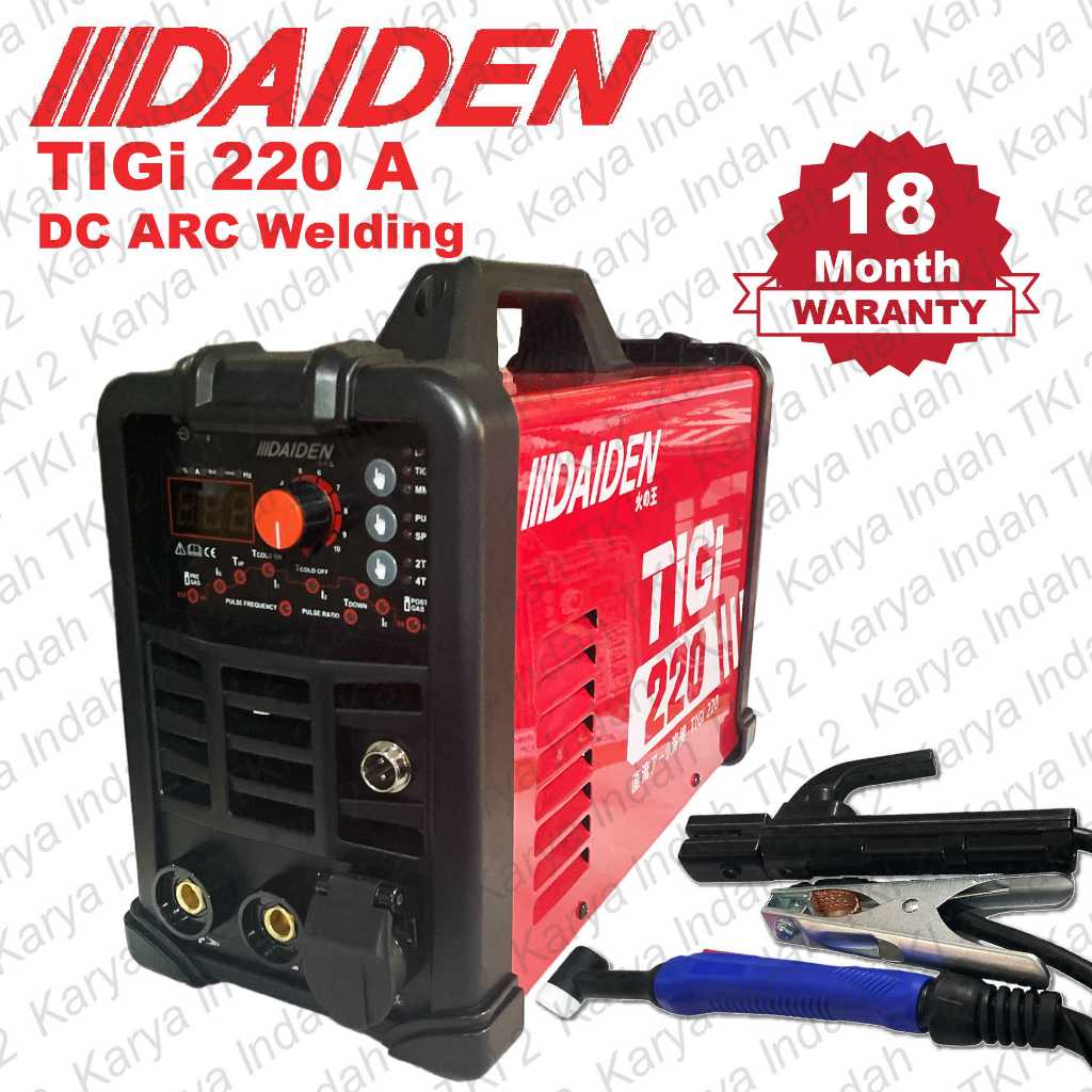 Jual Mesin Las TIG DAIDEN TIGi220 DC Arc Welding Machine 220A Inverter ...