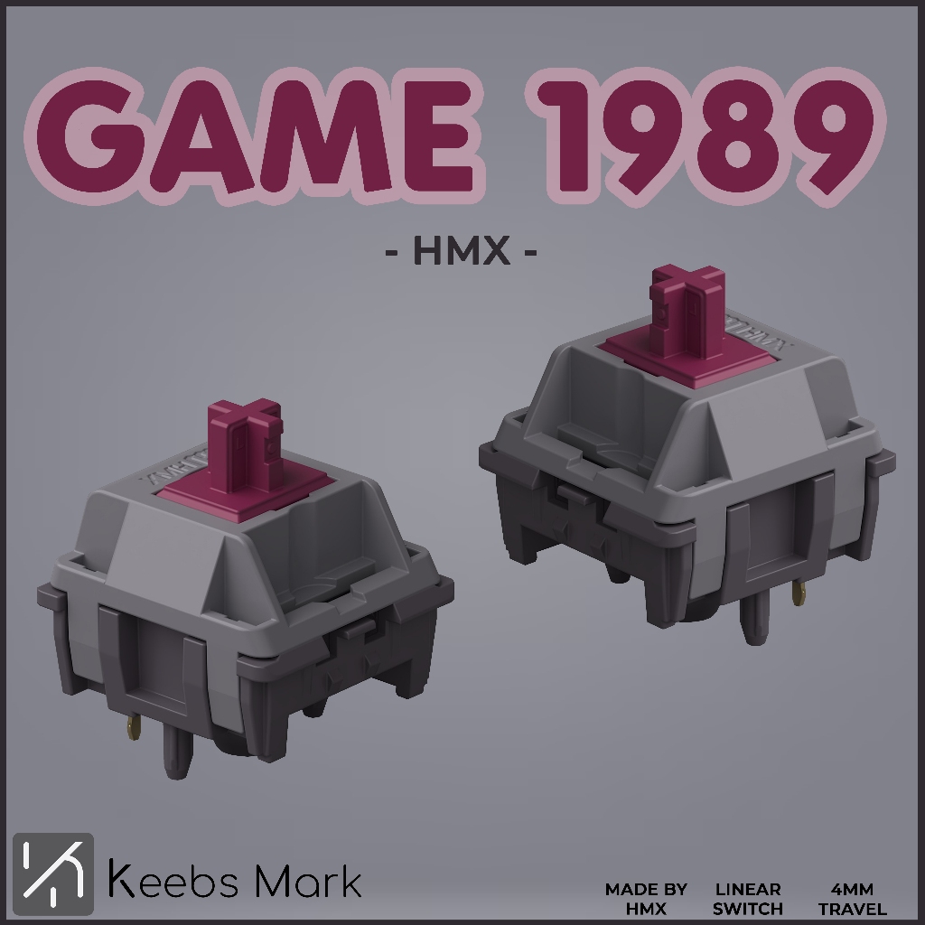 Jual HMX Game 1989 Classic 80Retros Linear Switch Mechanical Keyboard ...