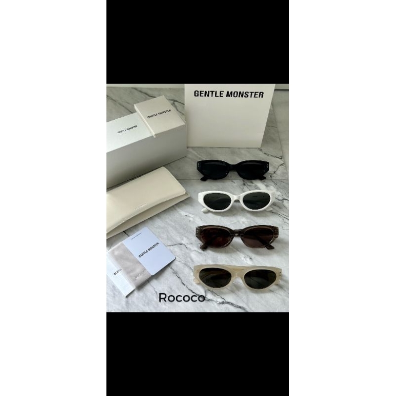 Jual gentle monster rococo all black | Shopee Indonesia