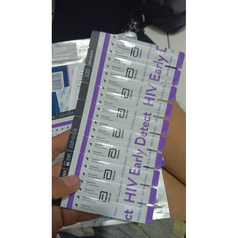 Jual Abbott Test HIV 1 Set Lengkap Mandiri Generasi 4.0 Determine HIV ...