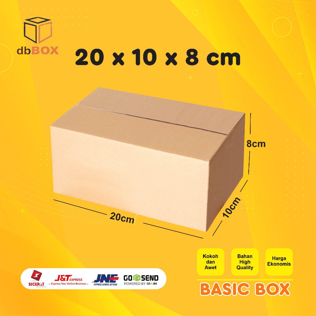 Jual BOX KARDUS 20x10x8 cm DUS PACKING BOX BOX | Shopee Indonesia