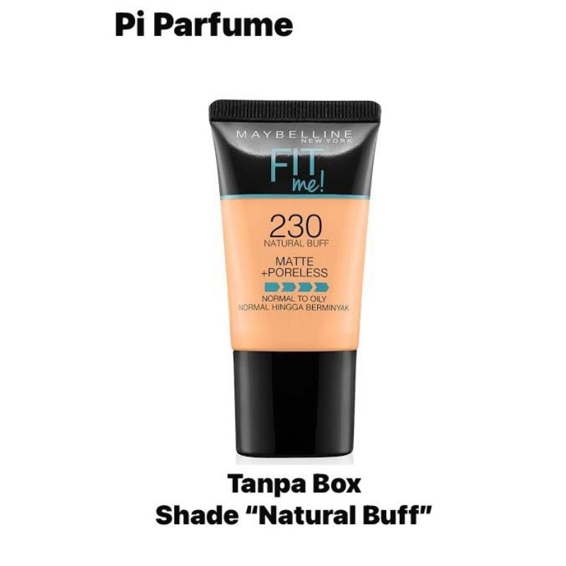 Jual MAYBELLINE FIT ME MATTE PORELESS FOUNDATION NATURAL BUFF 40 ML ...