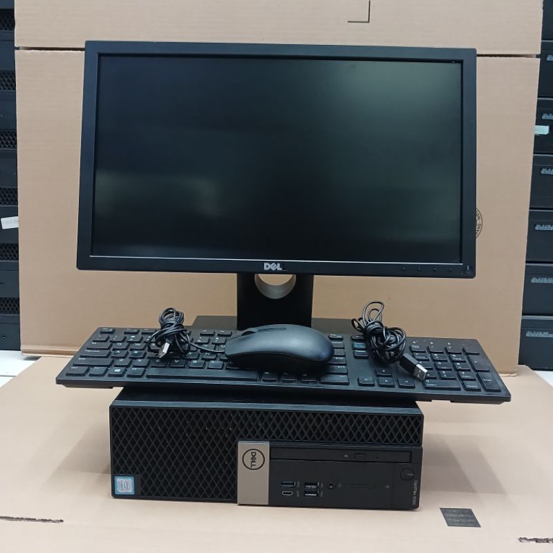 Jual COMPUTER SATU SET PC DELL OPTLEX 5060 ,MONITOR DELL 20 IN DAN ...