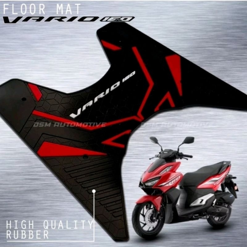Jual karpet motor vario 160, alas kaki motor vario 160 full karet | Shopee Indonesia