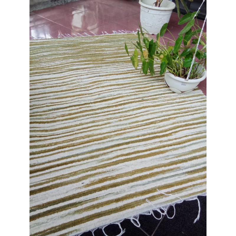 Jual karpet etnic tenun/ sajadah etnic tenun ATBM/ SAJADAH TEBAL ...