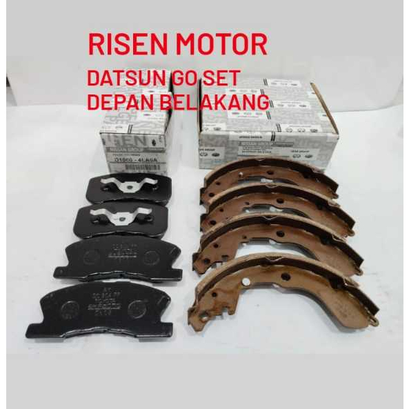 Jual BRAKE PAD BRAKE SHOE DATSUN GO KAMPAS REM SET DEPAN BELAKANG DATSUN GO GO+ PANCA | Shopee ...