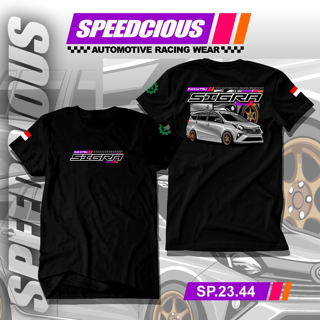 Jual Kaos Racing Mobil Daihatsu Sigra Modifikasi Tshirt Sablon Lengan ...