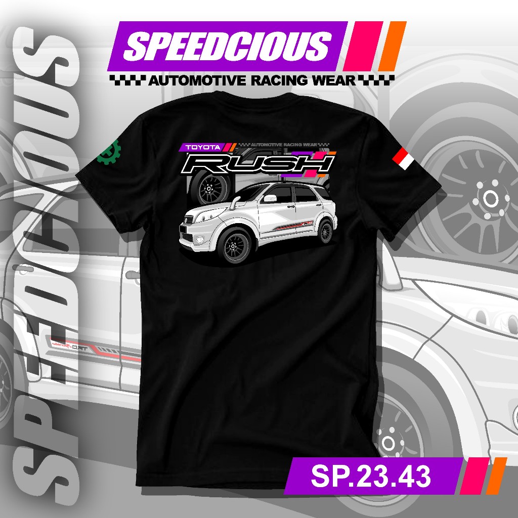 Jual Kaos Mobil Toyota Rush Lama Old Rush TRD Sportivo RUSH Konde ...