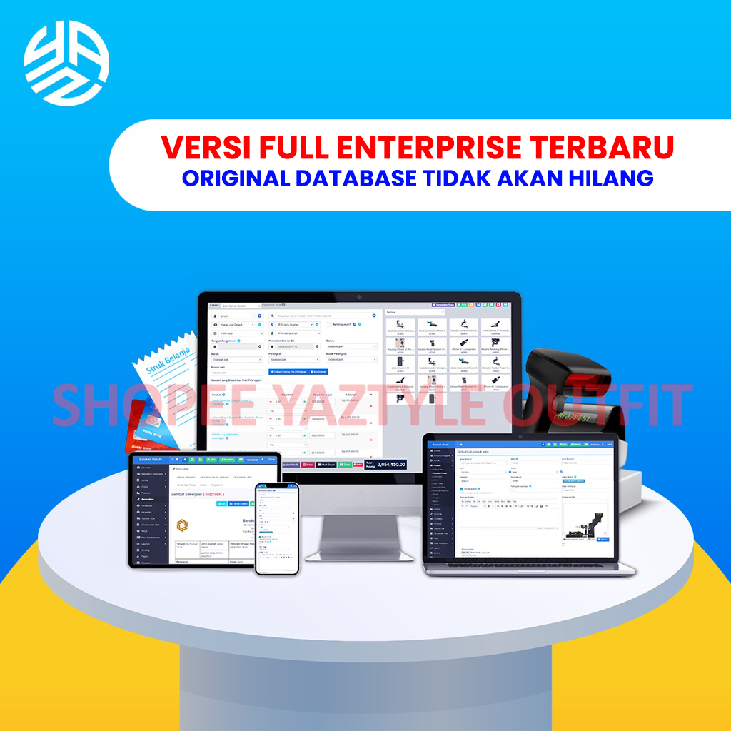 Jual Software Kasir Service Hp, Service Komputer, Service Elektronik ...