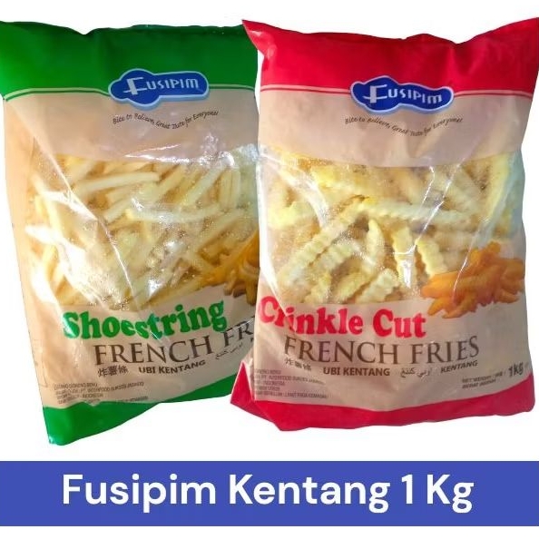 Jual fusipim kentang shoestring 1 kg | crinckle 1 kg | Shopee Indonesia