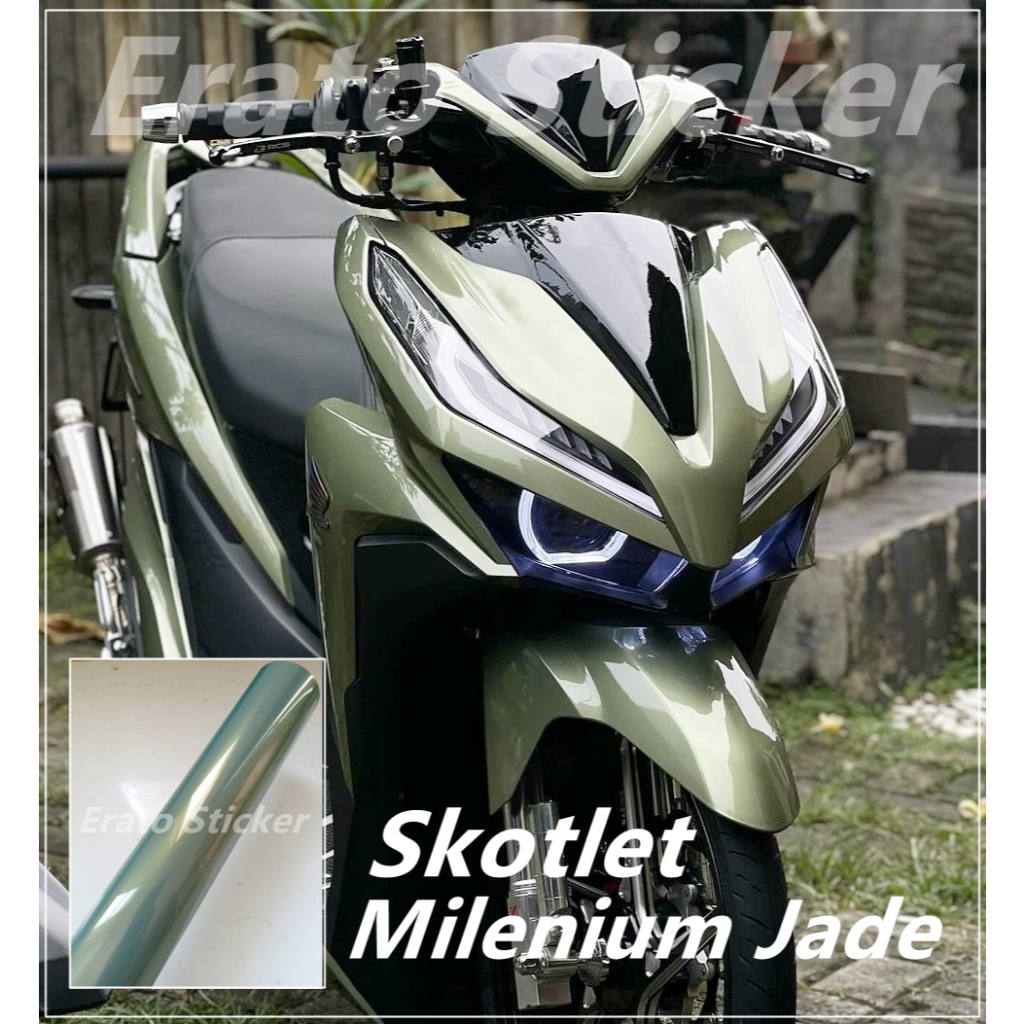 Jual Skotlet stiker motor milenium jade skotlet milenium jade premium ...