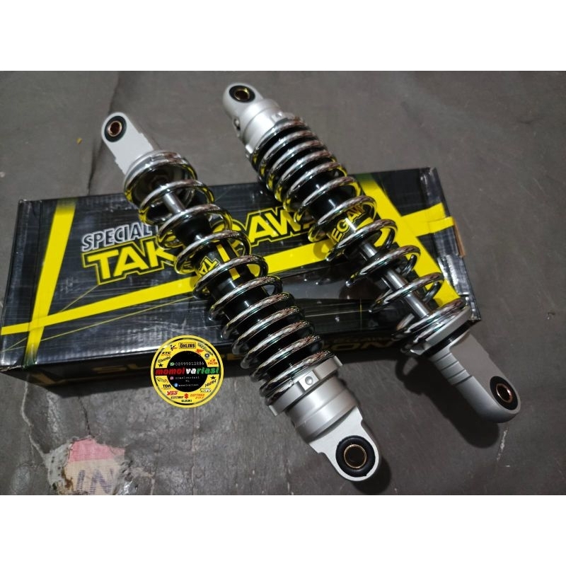 Jual shockbreaker shock belakang takegawa ukuran 320 crome/shockbreaker ...