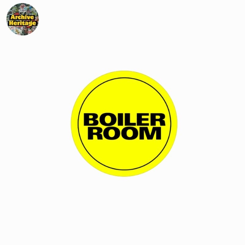 Jual sticker Boiler Room logo musik stiker | Shopee Indonesia