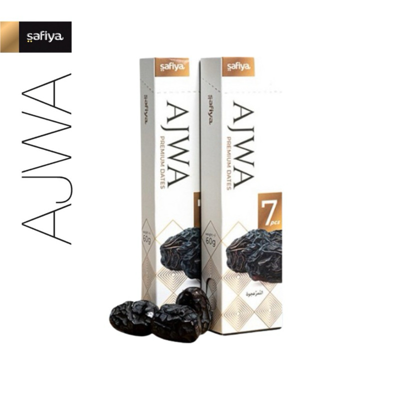 Jual Kurma Ajwa Safiya Premium Kemasan Terbaru 7 Butir Ajwa | Shopee Indonesia