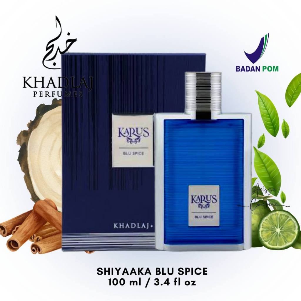 Jual Khadlaj Karus Blu Spice for Men EDP 100 ml | Shopee Indonesia