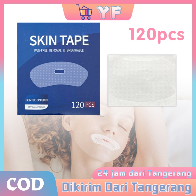 Jual 120Pcs Sticker Anti Ngorok Sticker Mulut Anti Ngorok Mouth Tape ...