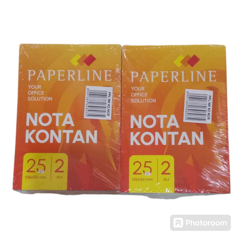 Jual Nota kontan paperline rangkap 2 isi 10 pak | Shopee Indonesia