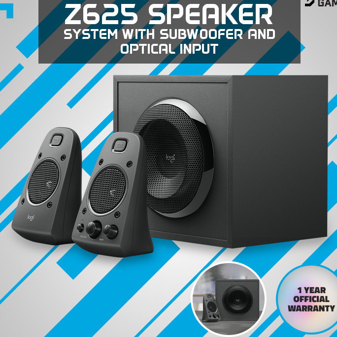 Jual Logitech Z625 THX® Certified 2.1 Subwoofer Gaming Speaker System | Shopee Indonesia