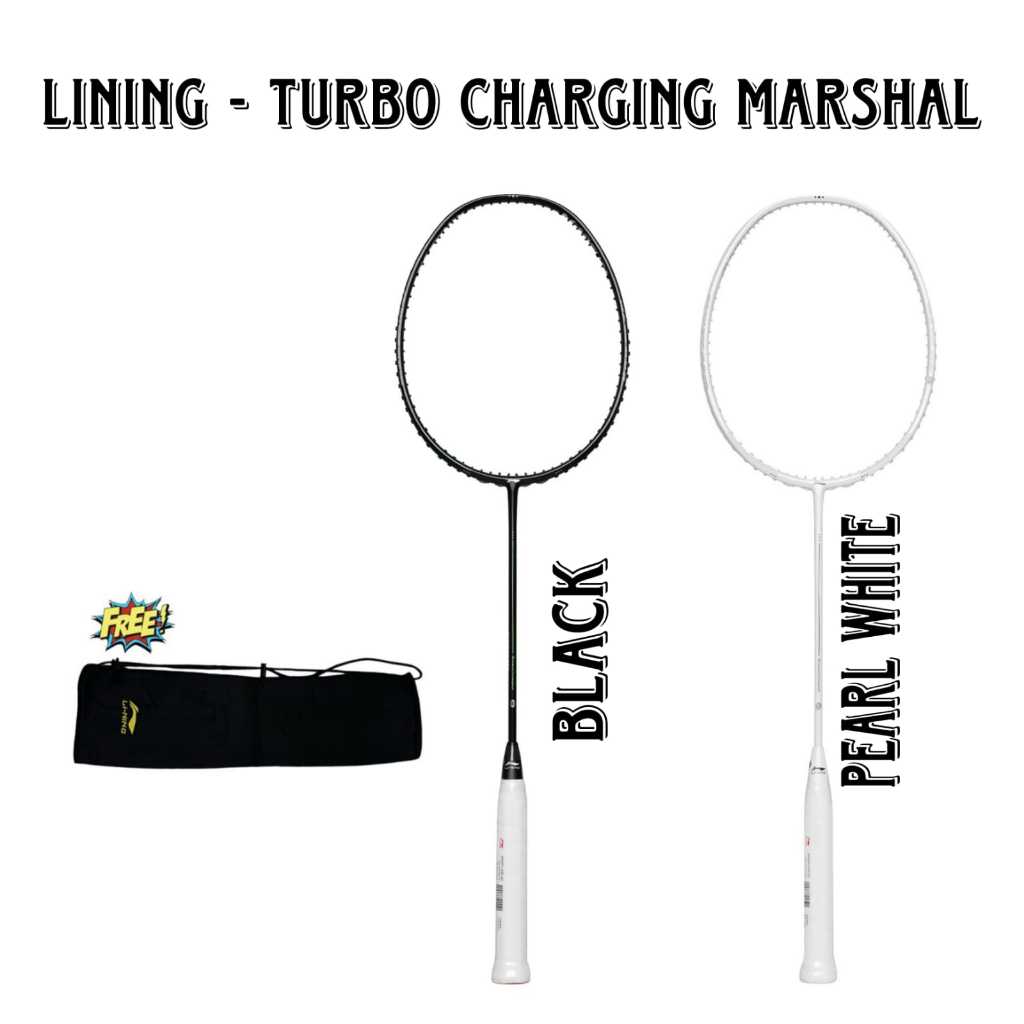 Jual Raket Badminton Lining Li-Ning Turbo Charging TC Marshal | Shopee ...