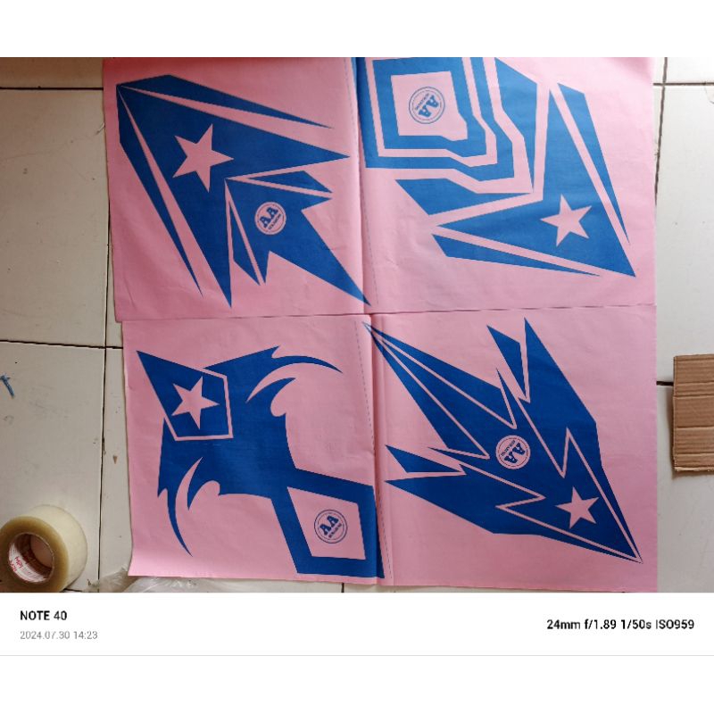 Jual Kertas layangan sablon per 50 lembar, ukuran 40×80 | Shopee Indonesia