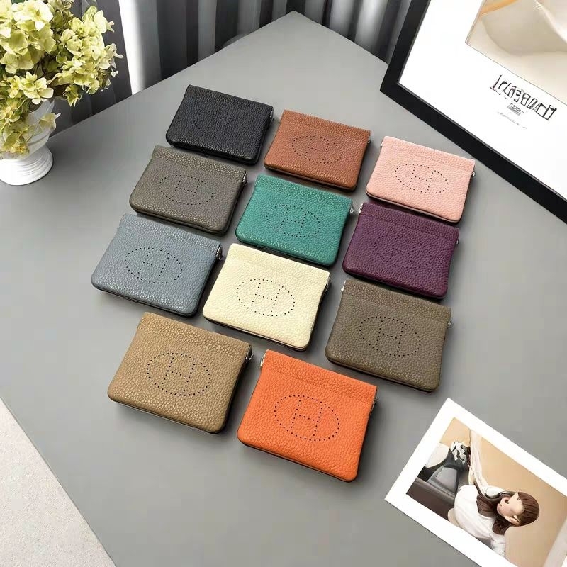 Jual Grosir Dompet Mini Full Kulit Asli Penutup Magnet 152# | Shopee ...