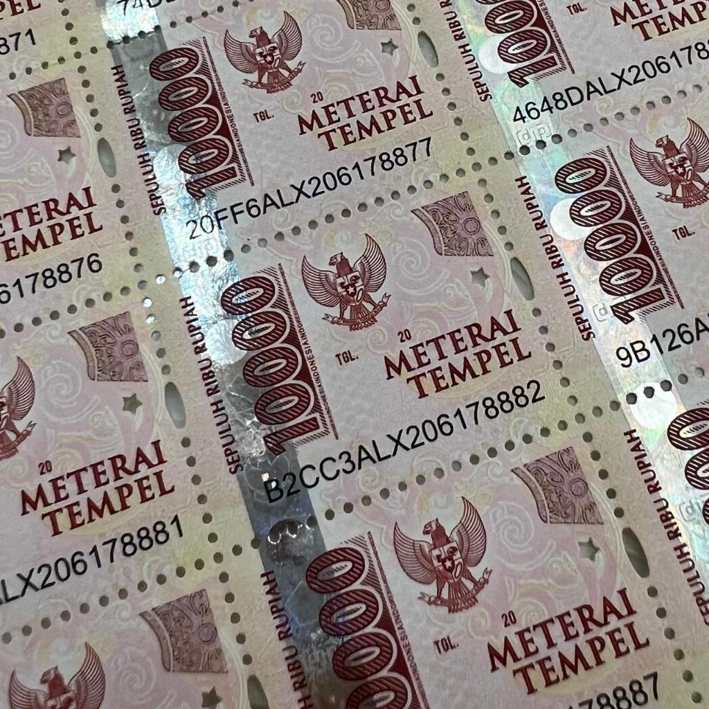 Jual Materai Tempel Rp.10.000 | Shopee Indonesia