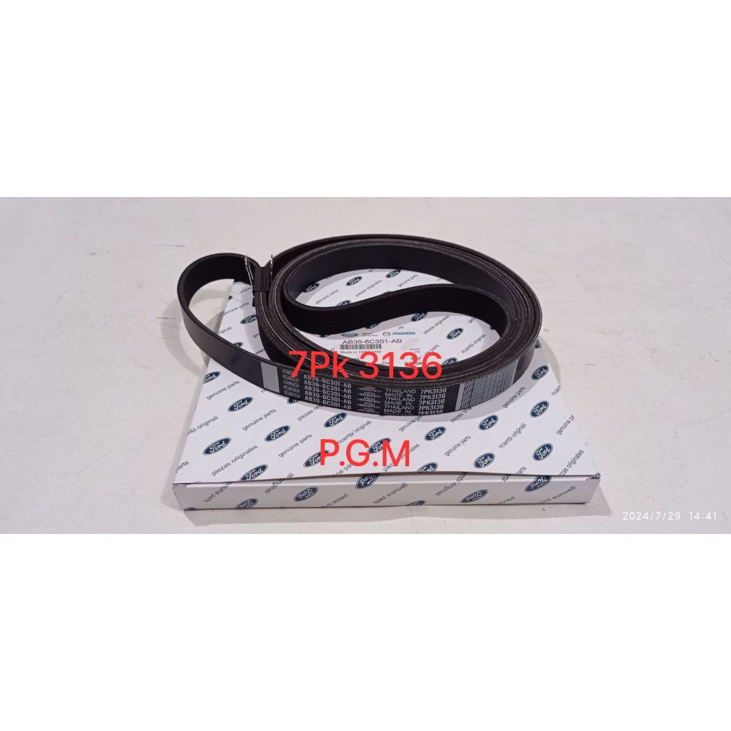 Jual FAN BELT VAN BELT TALI KIPAS V BELT RIB BELT OEM AB39-6C301-AB 7PK ...