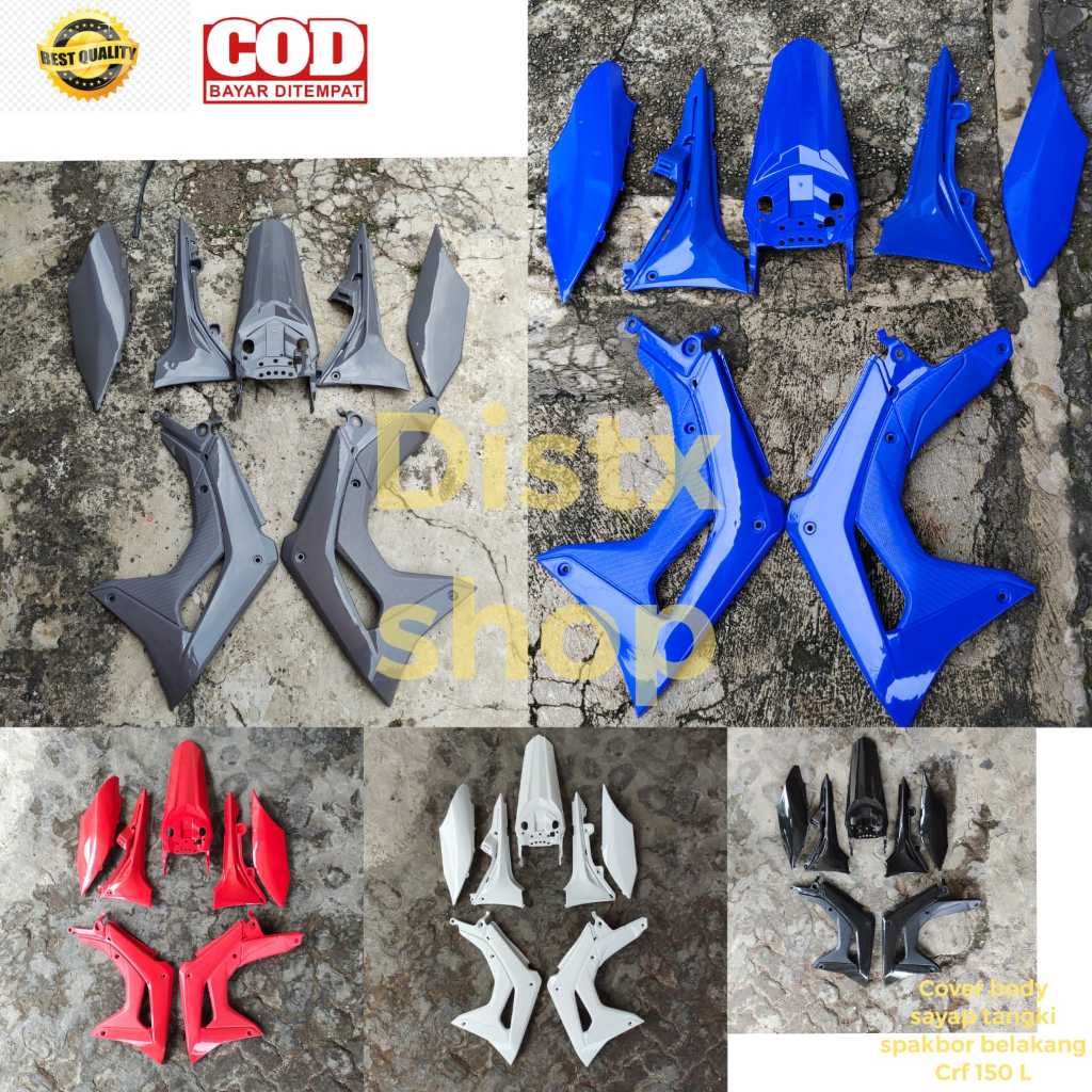Jual BODY SET CRF 150 L 3ITEM SAYAP JOK SAYAP TENGAH SAYAP TANGKI ...